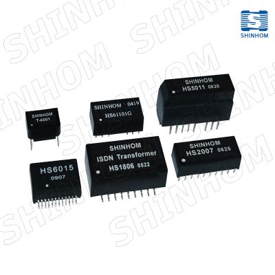 China 16-Pin DIP LAN Transformer 2kVrms Isolation RoHS Compliant for ISDN Telecom Line Applications for sale