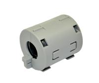 China RFI EMI Noise Suppressor Snap On Ferrite Core for Computer Peripherals for sale