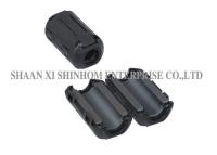 China Cylindrical Ferrite Split Core 8-13.6mm Radius Snap-On EMI RFI Noise Suppressor for Power and USB Cables for sale
