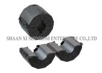 China Cylindrical Ferrite Split Core 8-13.6mm Radius Snap-On EMI RFI Noise Suppressor for Power and USB Cables for sale