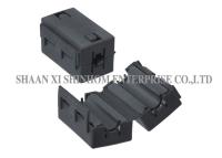 China Cylindrical Ferrite Split Core 8-13.6mm Radius Snap-On EMI RFI Noise Suppressor for Power and USB Cables for sale
