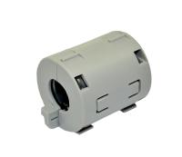 China Cylindrical Ferrite Split Core EMI Suppressor for 8-13.6mm Radius Cables - Snap-On RFI Filter for sale