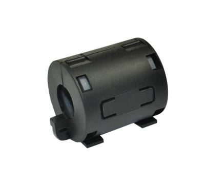China Cylindrical Ferrite Split Core EMI Suppressor for 8-13.6mm Radius Cables - Snap-On RFI Filter for sale
