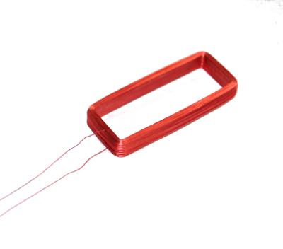 China 125KHz RFID Transponder Air Core Coil with 0.14mm Wire Diameter and 3.8mH Inductance for Electronic Applications for sale