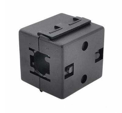 China EMI EMC Suppressor Ferrite Split Core 8-13.6mm Radius Snap-On Cable Mount for sale