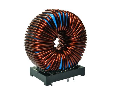China High Current Toroidal Core Inductor 800µH 10A Peak Power Inductor 65mm Height for sale