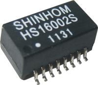 China 1500Vrms Ethernet Isolation Transformer with Toroidal Coil - 350μH Inductance, 0.69