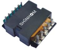 China TP20B Series 75W Planar Switching Power Transformer - 20.3×18.5mm Footprint, 6.6mm Profile for DC/DC Converters for sale