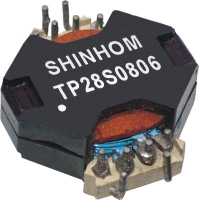 China TP14 Series 15W Planar Transformer - 5.8mm Thickness, 18-75V Input Range for DC-DC Converters for sale