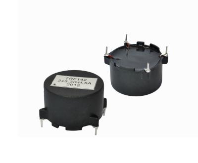 China Trf Series Small Profile Common Mode Choke Black Color With Plastic Case Protection for sale