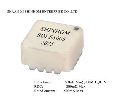 China 8 Windings SMD Common Mode Choke 5.0uH 500mA Data Line EMI Filter for sale