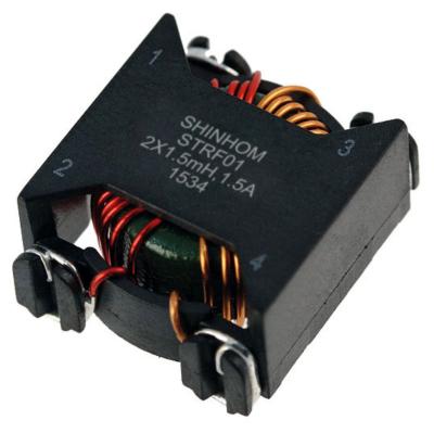 China SMD Common Mode Toroidal Inductor 650-1500uH 1-3.6A Ferrite Core Choke Coil for sale