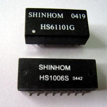 China LAN-400 Series 350μH 8mA Single Port Ethernet Transformer with 1500V Isolation for Industrial Networking for sale