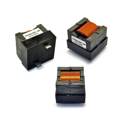 China 25uH 40A High Current Power Inductor PQ3222 Flat Wire Low DCR Through Hole for sale