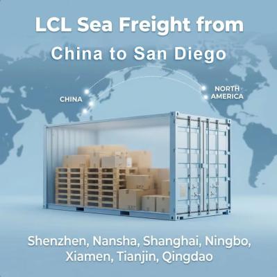 China China To San Diego LCL Ocean Freight With Integrated Final Mile Trucking And Customs Clearance for sale
