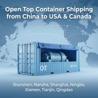 China Over Height Cargo Open Top Container Shipping With Top Loading And DDP Service for sale