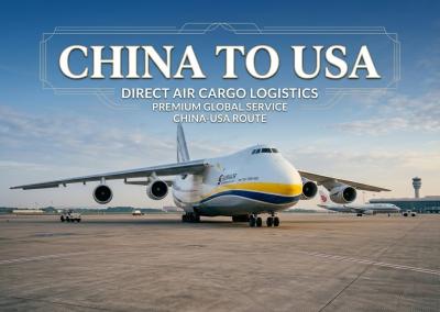 China Fast Transit Time Air Freight Shipping from China to USA with Door to Door Service and Customs Expertise for sale