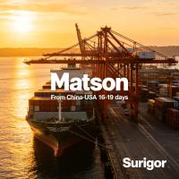 China Matson-fastest ship from China to USA with 14 Days Transit and Door-to-Door Delivery for sale