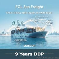 China FCL DDP Service with 9 Years Experience for Canada Nationwide Coverage and Double Clearance Duty Paid for sale