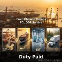 China FCL DDP Shipping Guide Canada Full Container Load Duty Paid Door to Door Process for sale