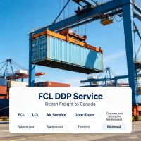 China FCL DDP Service to All Major Canadian Ports & Inland Destinations for sale