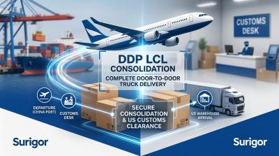 China DDP Shipping Large Shipment China USA Full Container Truck Delivery Customs Cleared 2026 for sale