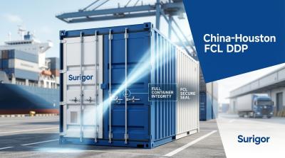 China Houston FCL DDP Full Container Load Shipping China to USA Door Delivery Service for sale