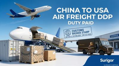 China China USA Air Freight DDP Duty Paid Door-to-Door Service Tax Included Customs Cleared UPS Delivery for sale