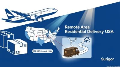 China Air Freight DDP Residential Delivery USA China Remote Area Door Service Cleared for sale