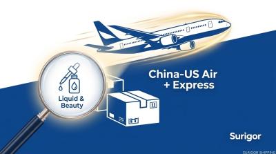 China Air Freight DDP Beauty Personal Care Cosmetics China USA Door Delivery Duty Paid for sale