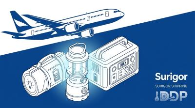 China Air Freight DDP Camp Lighting Power Lanterns China USA Door Delivery Duty Paid Service for sale
