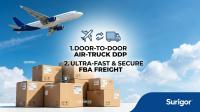 China Air Truck DDP FBA Air Freight China USA Door Delivery Duty Paid Customs Cleared for sale