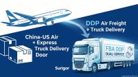 China Air Truck DDP FBA Air Freight China USA Door Delivery Duty Paid Customs Cleared for sale