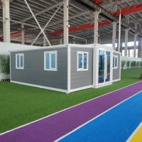China Removable 20ft Expandable Container House 37m2 Family Living Home for sale