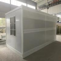 China Folding Container House 20ft Seismic Resistant Modular Home Office Living Space for sale