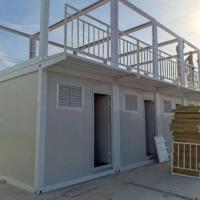 China Easy Installation Movable Residence Prefab Container House 20FT 40FT Prefab Fold Out Container Homes for sale