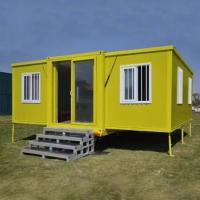 China Q235 Q345B  Portable Steel Structure Expandable Shipping Container Homes Customizable for sale