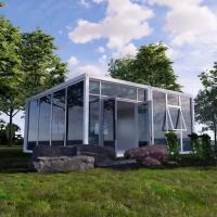 China Flat Pack Container House 20ft 40ft Light Steel Structure Easy Install Warehouse for sale