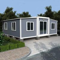 China Double Wing Steel Structure Fireproof Container House 2 Bedroom Expandable for sale