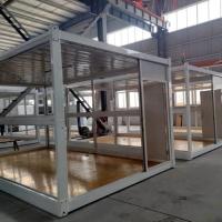 China Steel Structure Folding Shipping Container House Prefabricated Design Fireproof Waterproof for sale