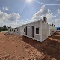 China Office Foldable Mobile Container House Prefab Z-Type New Design 40 Foot Container House for sale