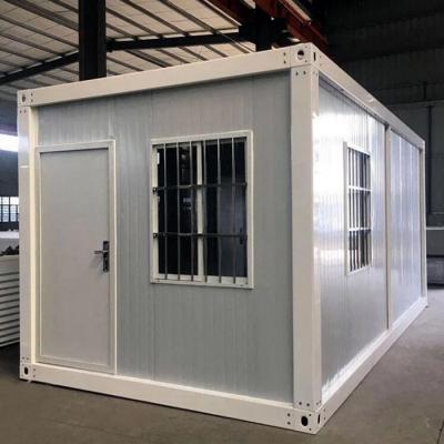 China Modular Prefab Flat Pack Container House 5900x3000x2800mm Steel Construction for sale