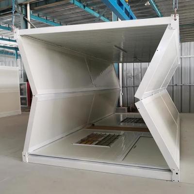 China Prebuilt Foldable Container House 20ft Expandable Tiny Home with EPS Sandwich Panel for sale