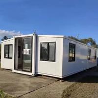 China Expandable 3 Bed Shipping Container Home 74m2 Waterproof Galvanized Steel for Family Living for sale