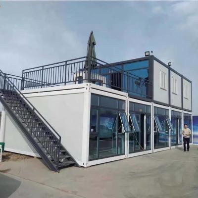 China Light Steel Flat Pack Container Home 20ft 40ft Warehouse Easy Install Modular House for sale