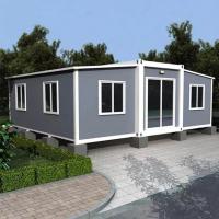 China 3 Bedroom Expandable Container House 6320x5900x2480mm Galvanized Steel for sale