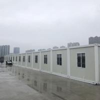 China Portable Prefab Folding Container House Modular Expandable 20ft Living Unit for sale