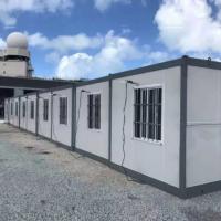 China Portable Prefab Folding Container House Modular Expandable 20ft Living Unit for sale