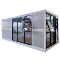 China Prefabricated Office Fast Foldable 40ft Container House 2 Bedroom Mobile Tiny Portable Modular for sale