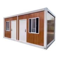 China Fast Assemble Prefab Modular Portable Office Building 40FT Flat Pack Container Houses for sale